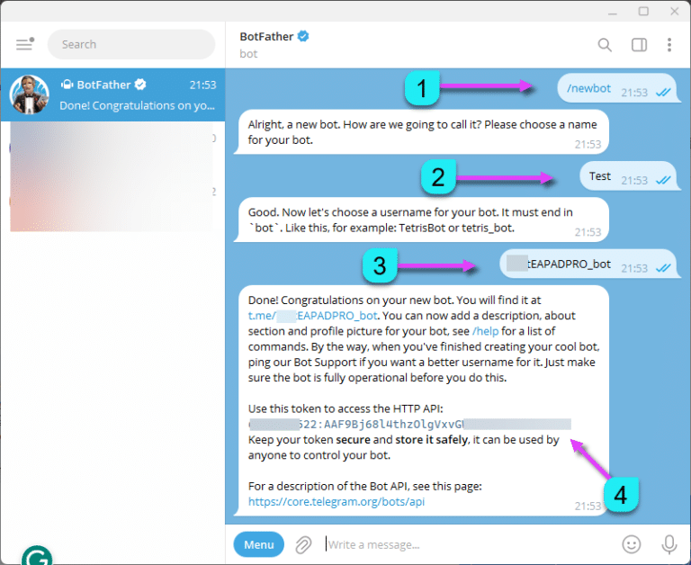 Working with Telegram in MetaTrader. Telegram channels and bot
